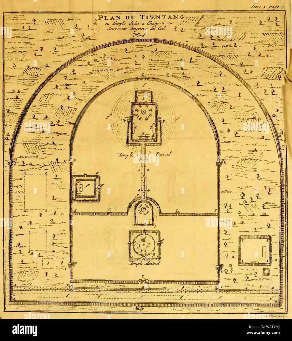 Du Halde - Description de la Chine - Vol 3 feuille 22 Stock Photo - Alamy