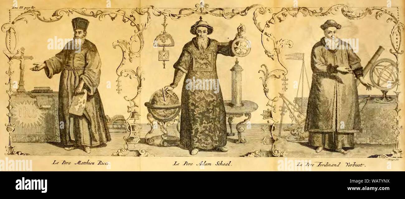 Du Halde - Description de la Chine - Vol 3 feuille 110 Stock Photo - Alamy