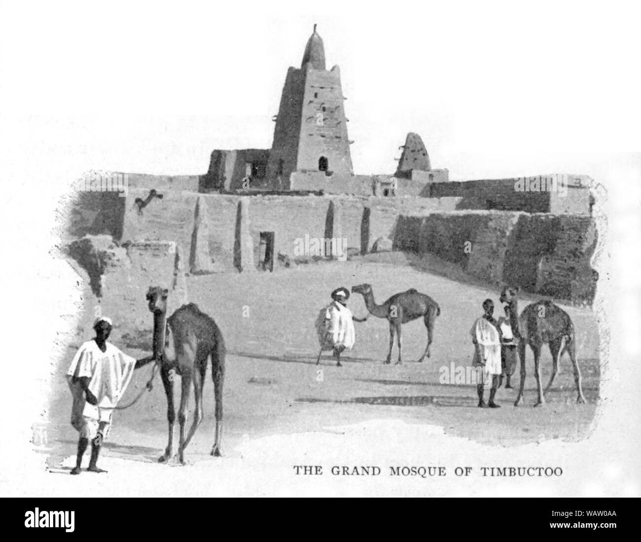 Dubois 1896 p300 Timbuktu Grand Mosque Stock Photo - Alamy