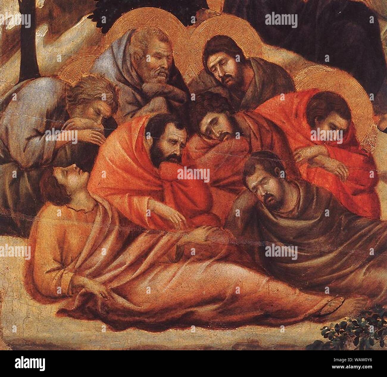 Duccio di Buoninsegna - Agony in the Garden (detail Stock Photo - Alamy