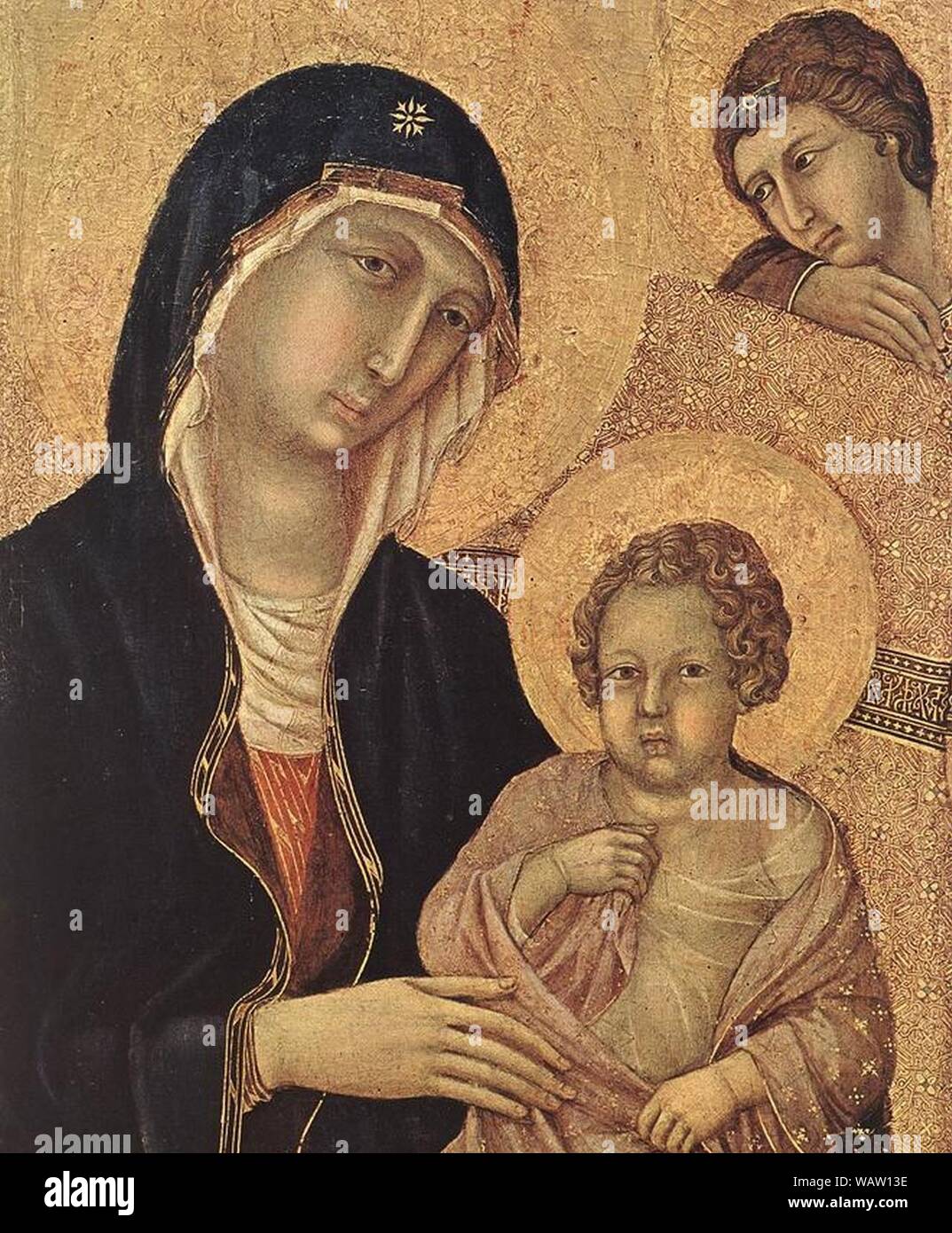 Duccio di Buoninsegna - Maestà (detail Stock Photo - Alamy