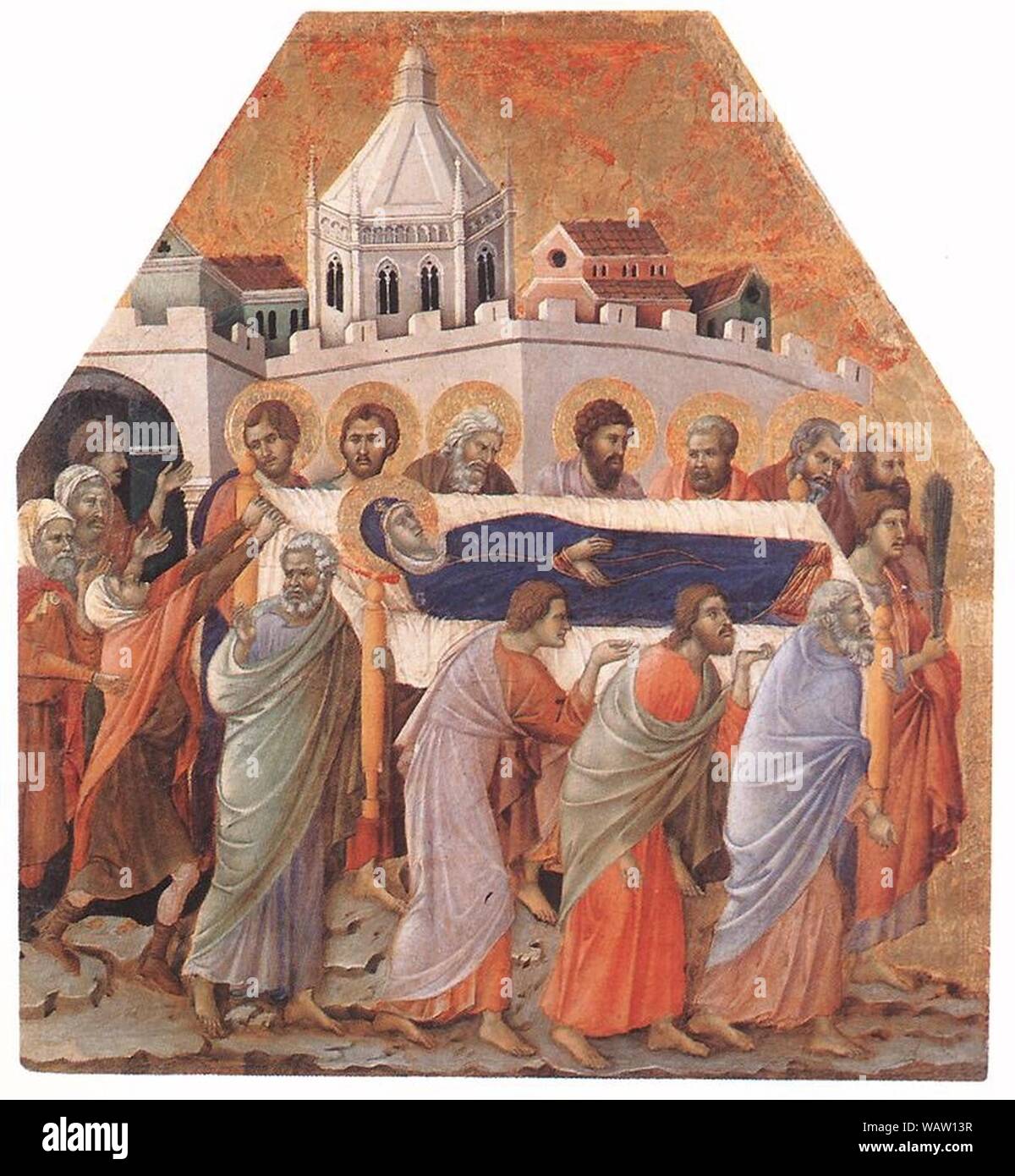 Duccio di Buoninsegna - Funeral Stock Photo - Alamy