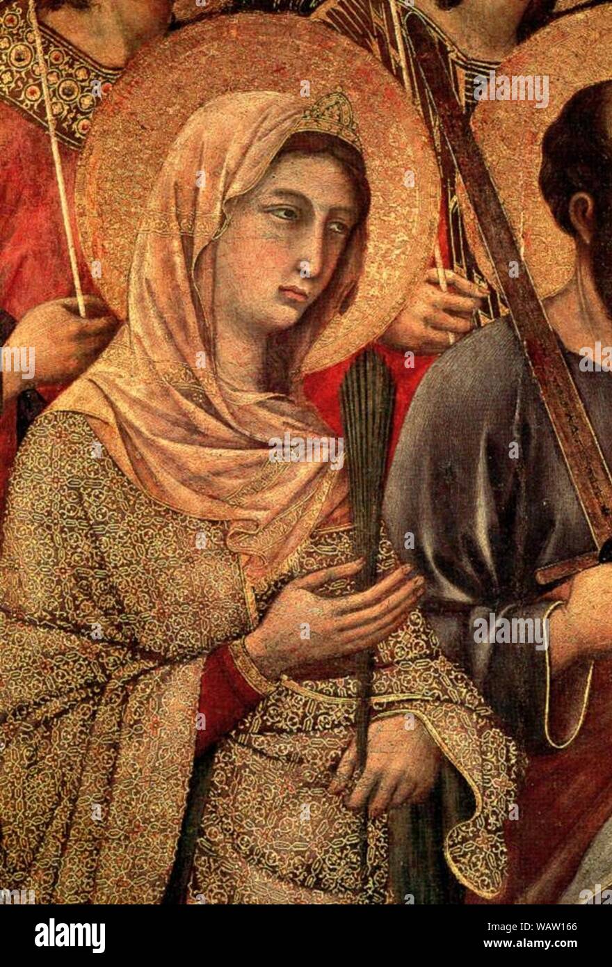 Duccio di Buoninsegna - Maestà (detail Stock Photo - Alamy
