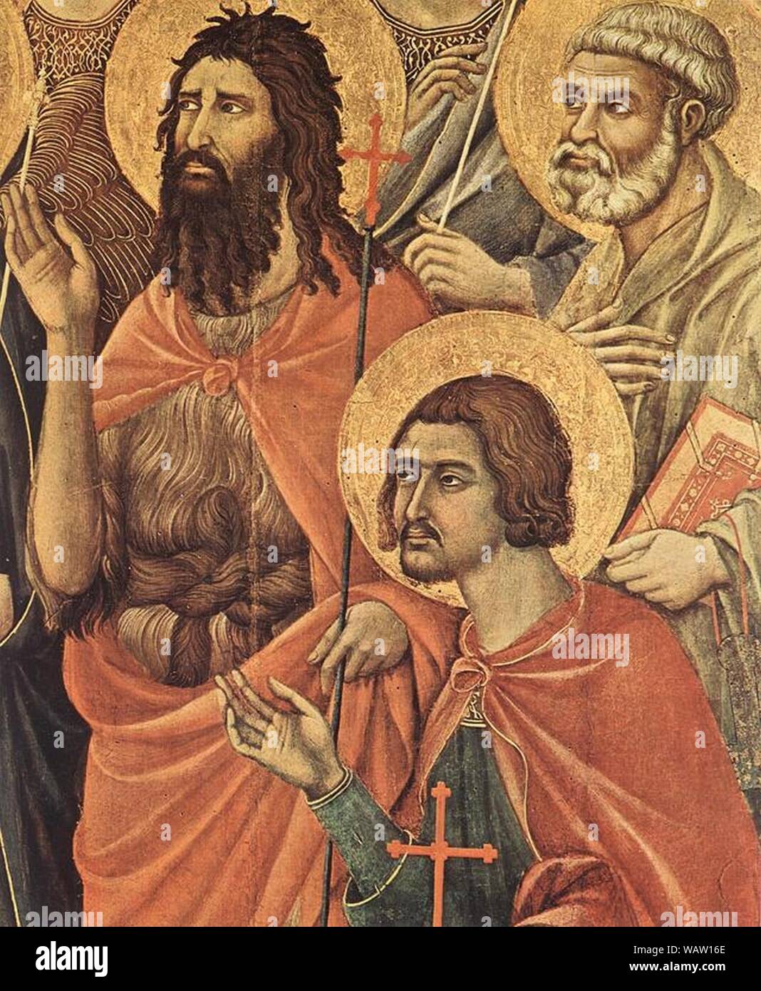 Duccio di Buoninsegna - Maestà (detail Stock Photo - Alamy