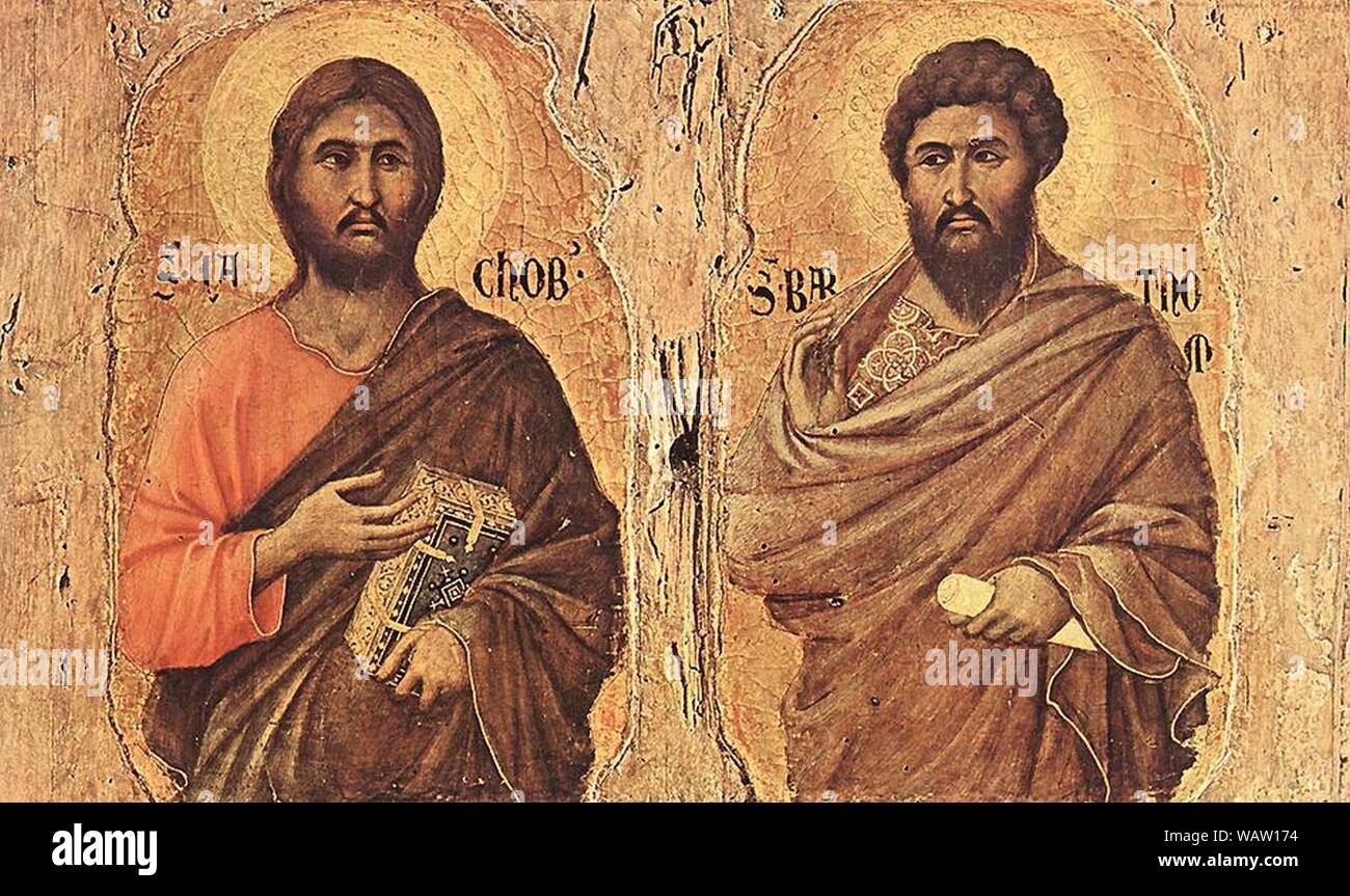 Duccio di Buoninsegna - Maestà (detail Stock Photo - Alamy