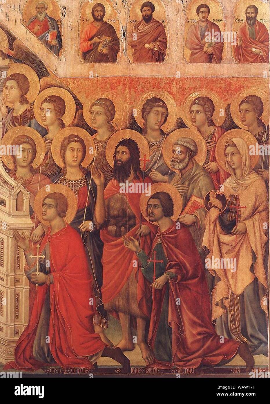 Duccio di Buoninsegna - Maestà (detail Stock Photo - Alamy