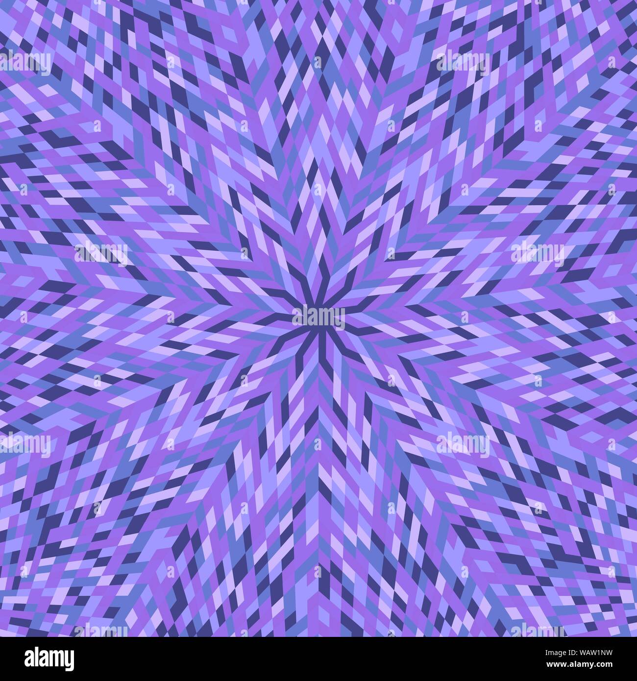 Burst mosaic pattern background - hypnotic circular abstract colorful ...