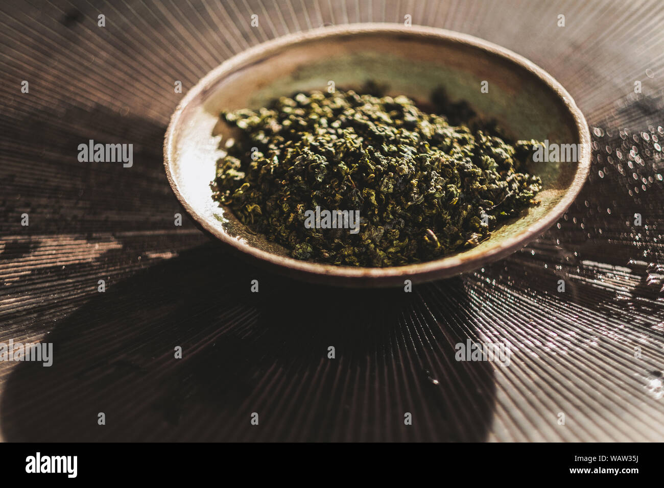 Tasty tea in a bowl Stock Photo - Alamy