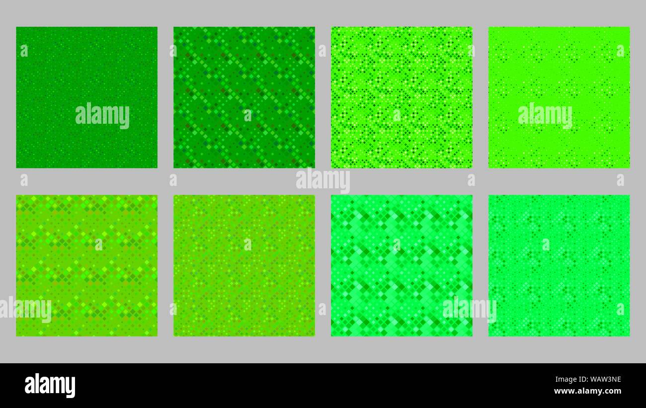 Geometrical Square Pattern Background Design Set Abstract Vector