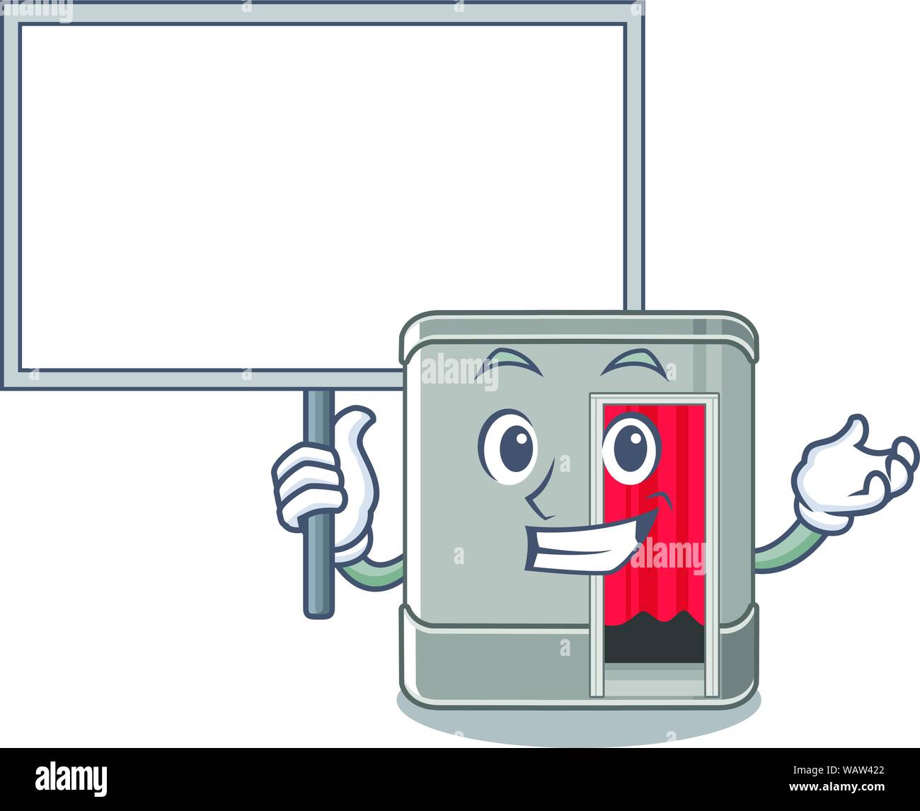 Bring board photo booth in the character shape Stock Vector Image & Art ...