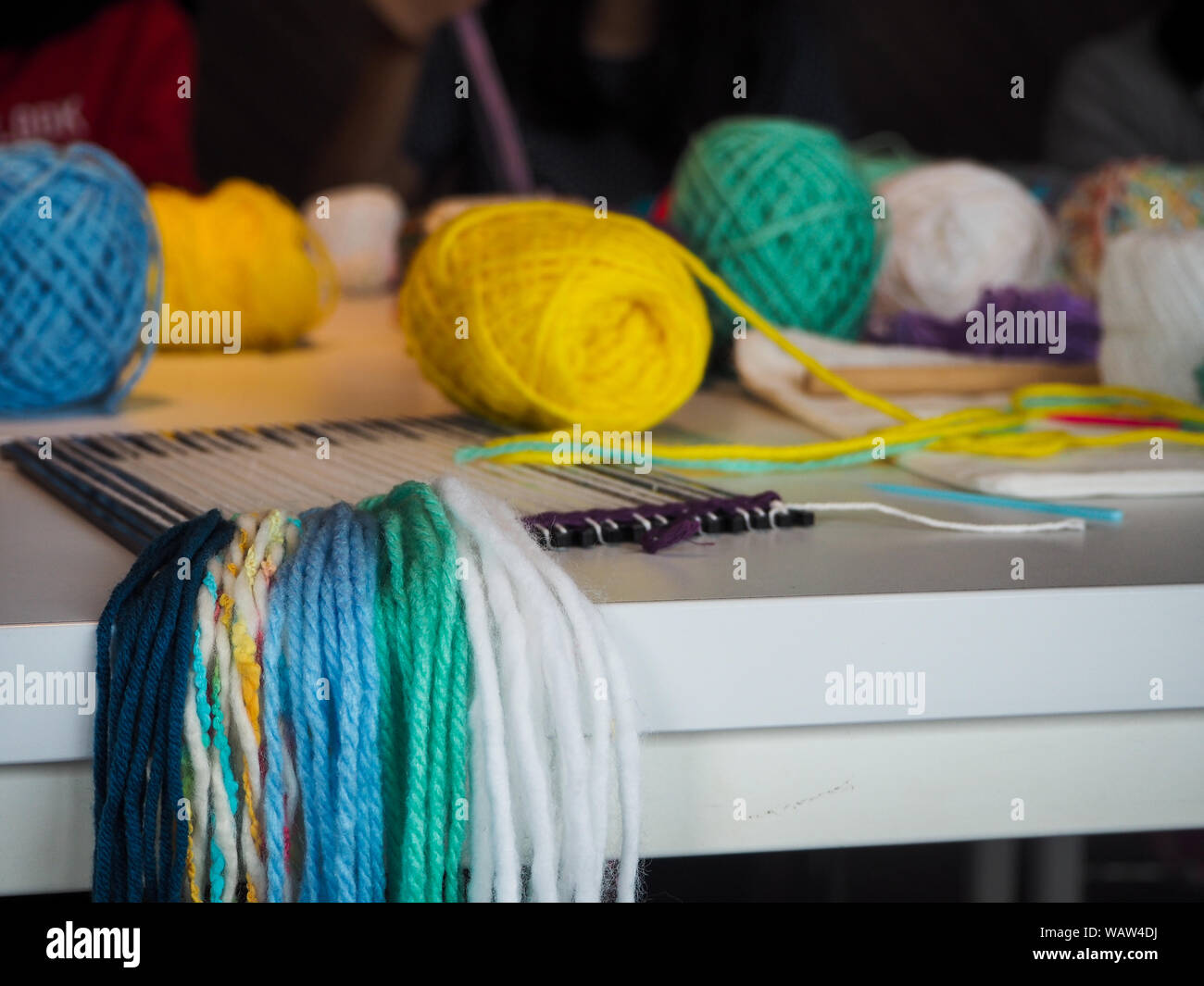 Hand Craft Weaving Workshop Stock Photo - Alamy