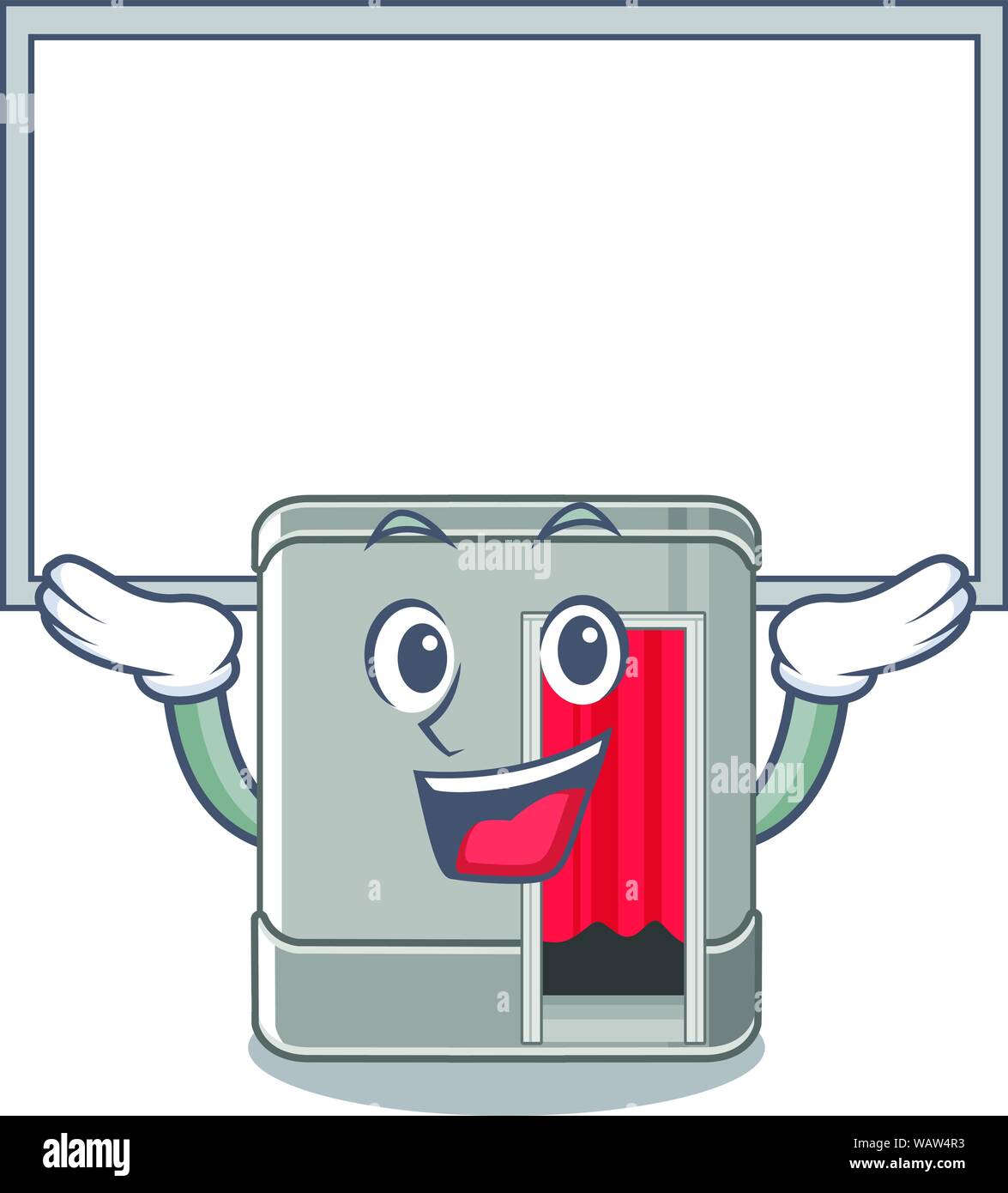 Up board photo booth in the character shape Stock Vector Image & Art ...