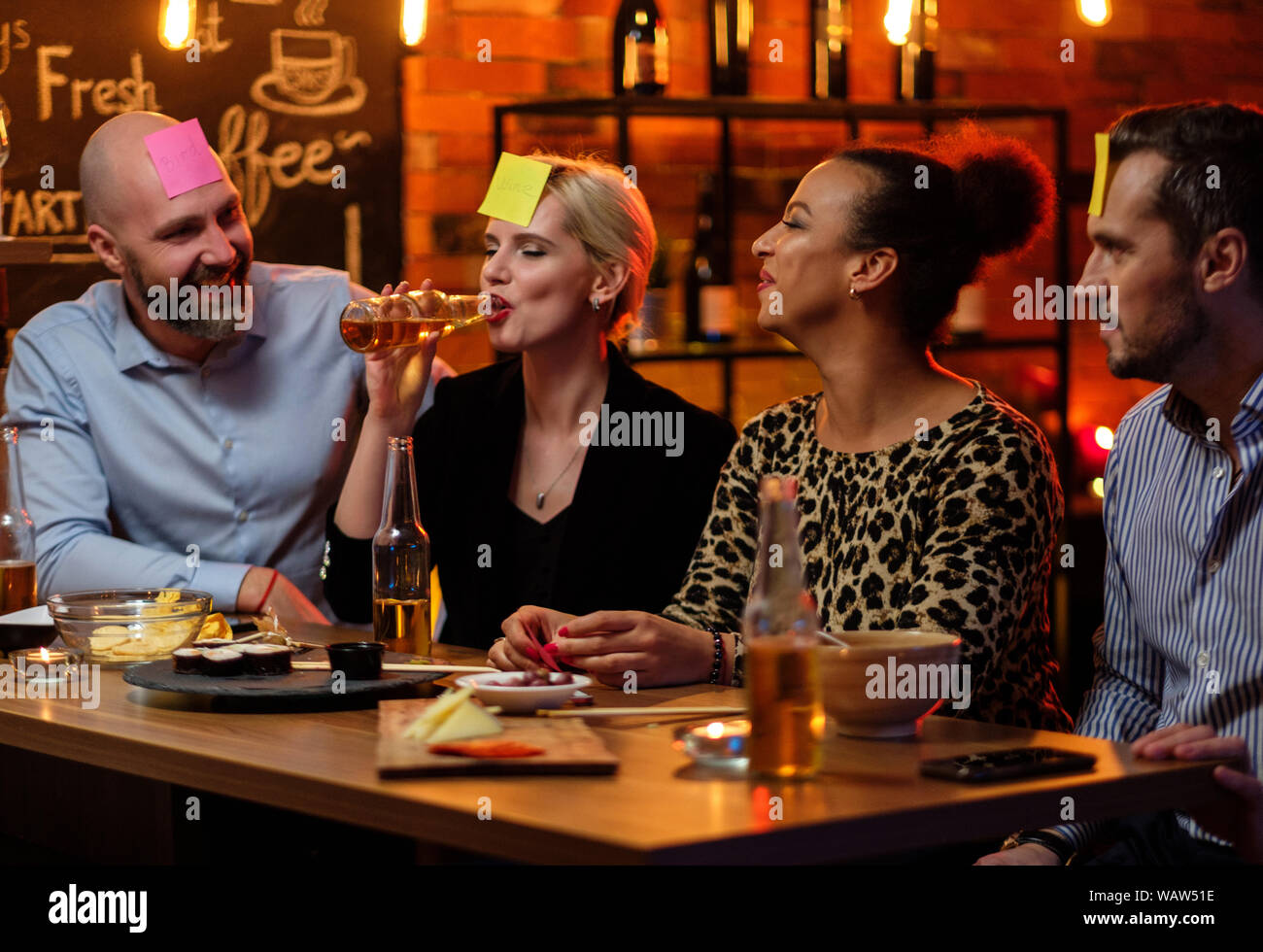 Sticky head game hi-res stock photography and images - Alamy