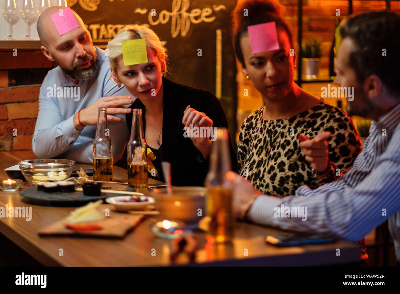 Sticky head game hi-res stock photography and images - Alamy