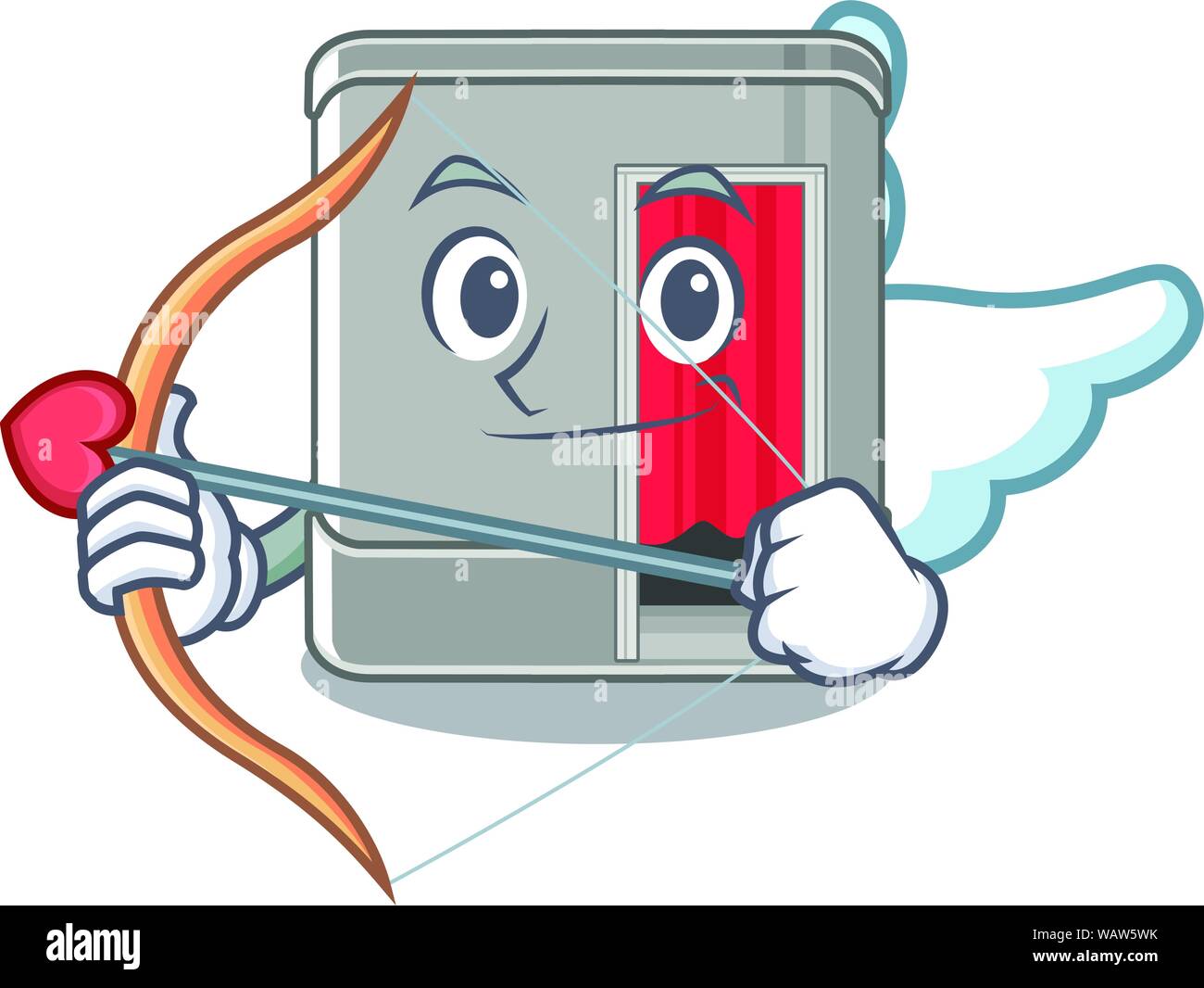 Cupid photo booth in the character shape Stock Vector Image & Art - Alamy