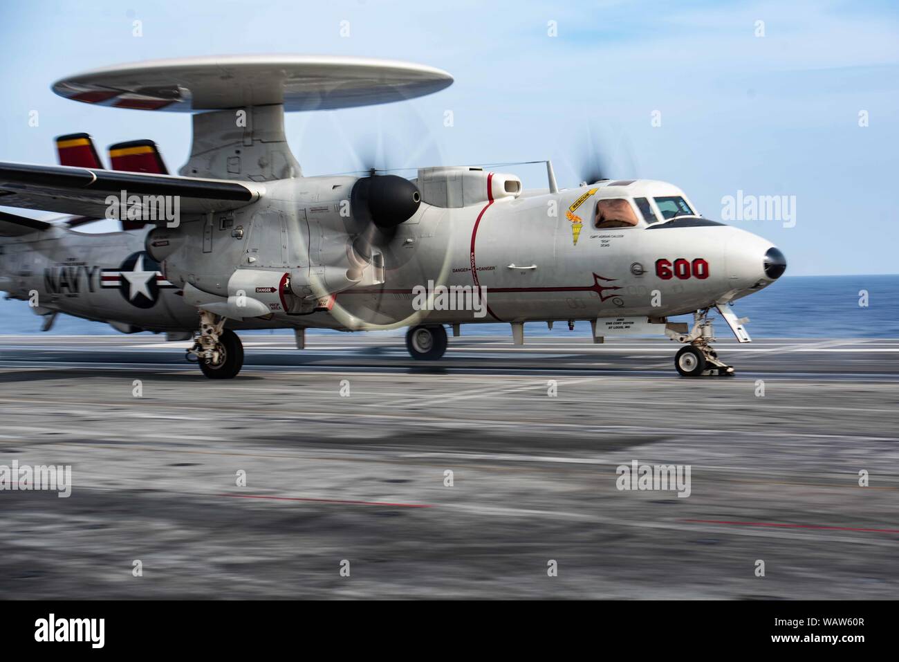 190817-N-CL027-2301 PHILIPPINE SEA (August 17, 2019) An E-2D Hawkeye ...