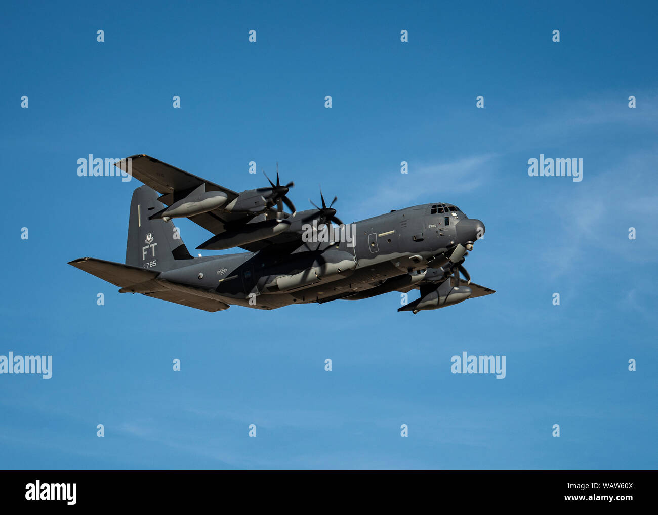 An HC-130J Combat King II aircraft assigned to the 71st Rescue Squadron ...