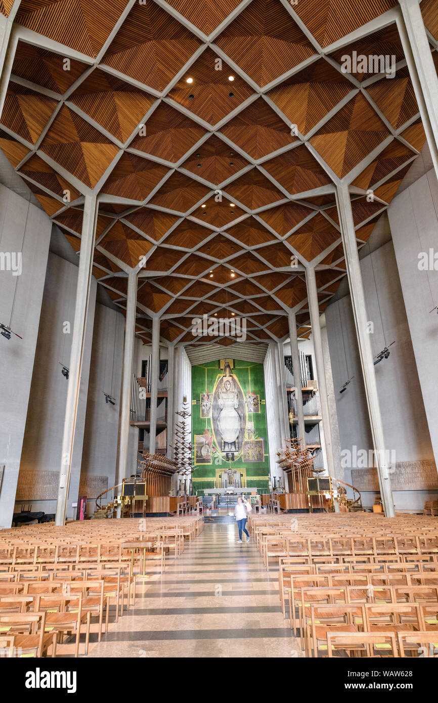Coventry cathedral interior hi-res stock photography and images - Alamy