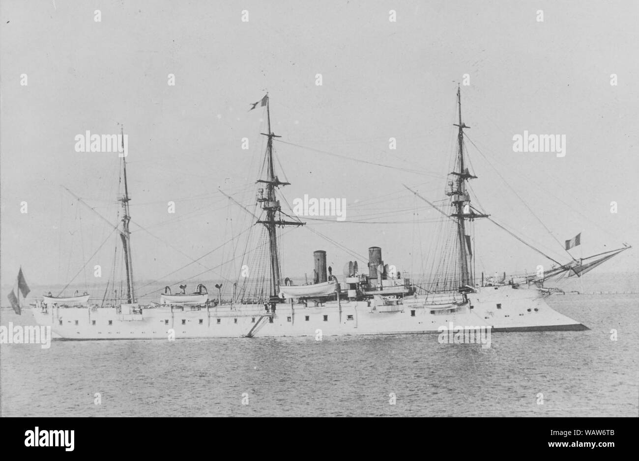 Duguay-Trouin (ship, 1879) - NH 34 - cropped Stock Photo - Alamy