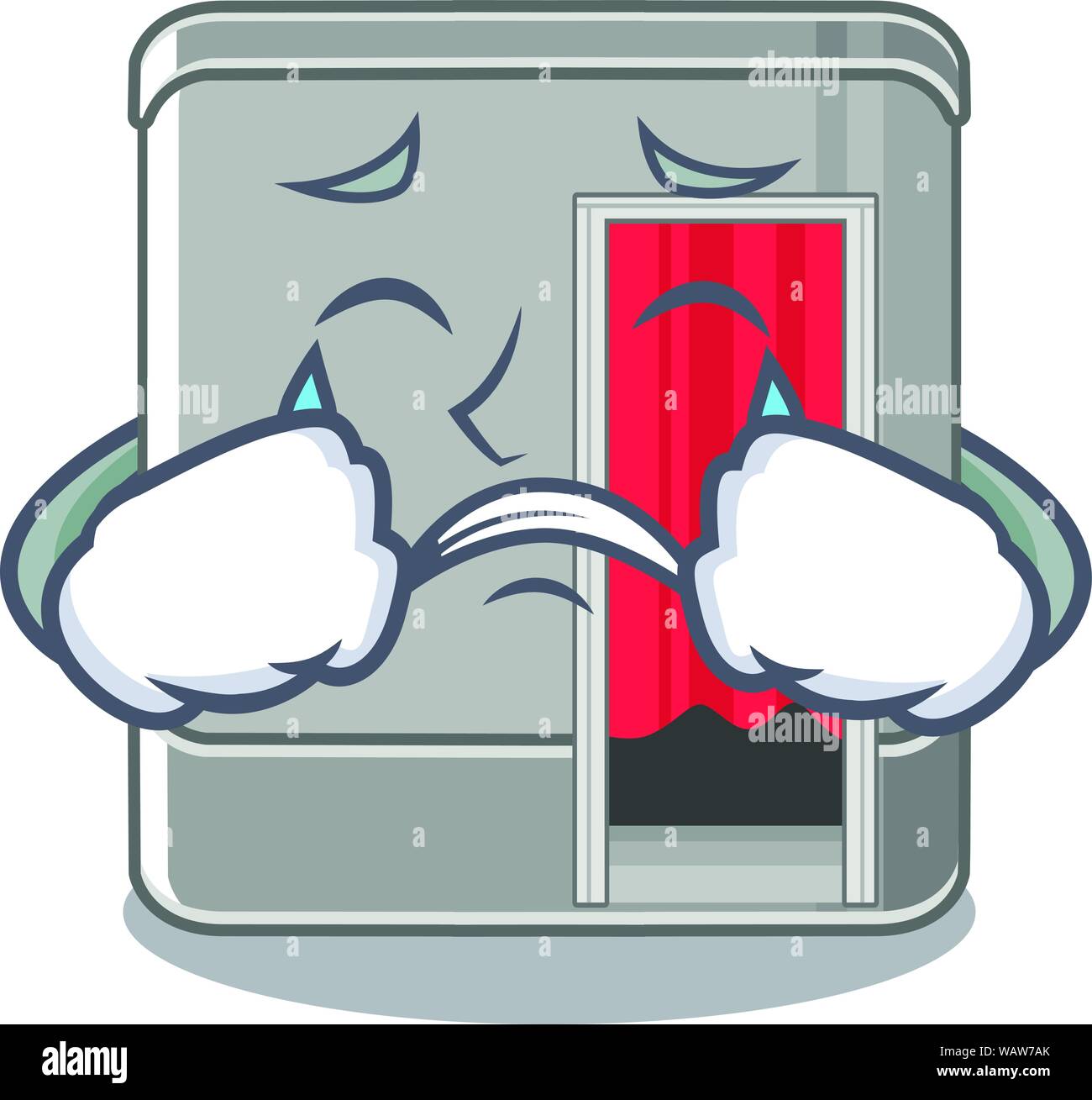 Crying photo booth isolated with the cartoon Stock Vector Image & Art ...