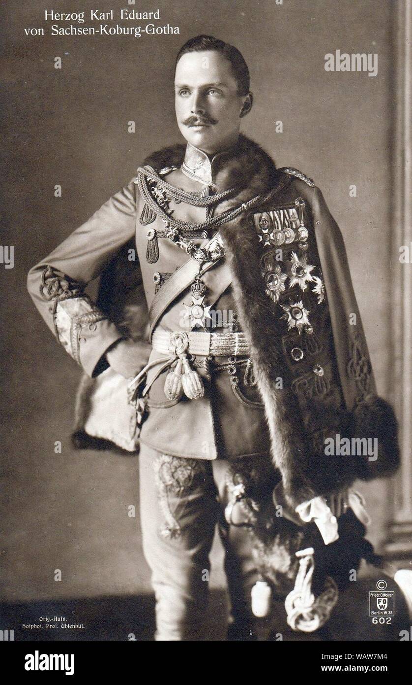 Duke Charles Edward of Saxe-Coburg and Gotha Stock Photo - Alamy