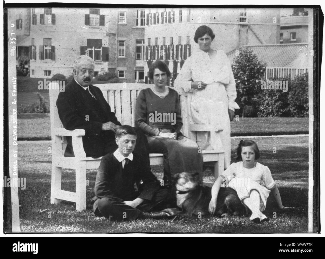 Duke of Devonshire and family Stock Photo - Alamy