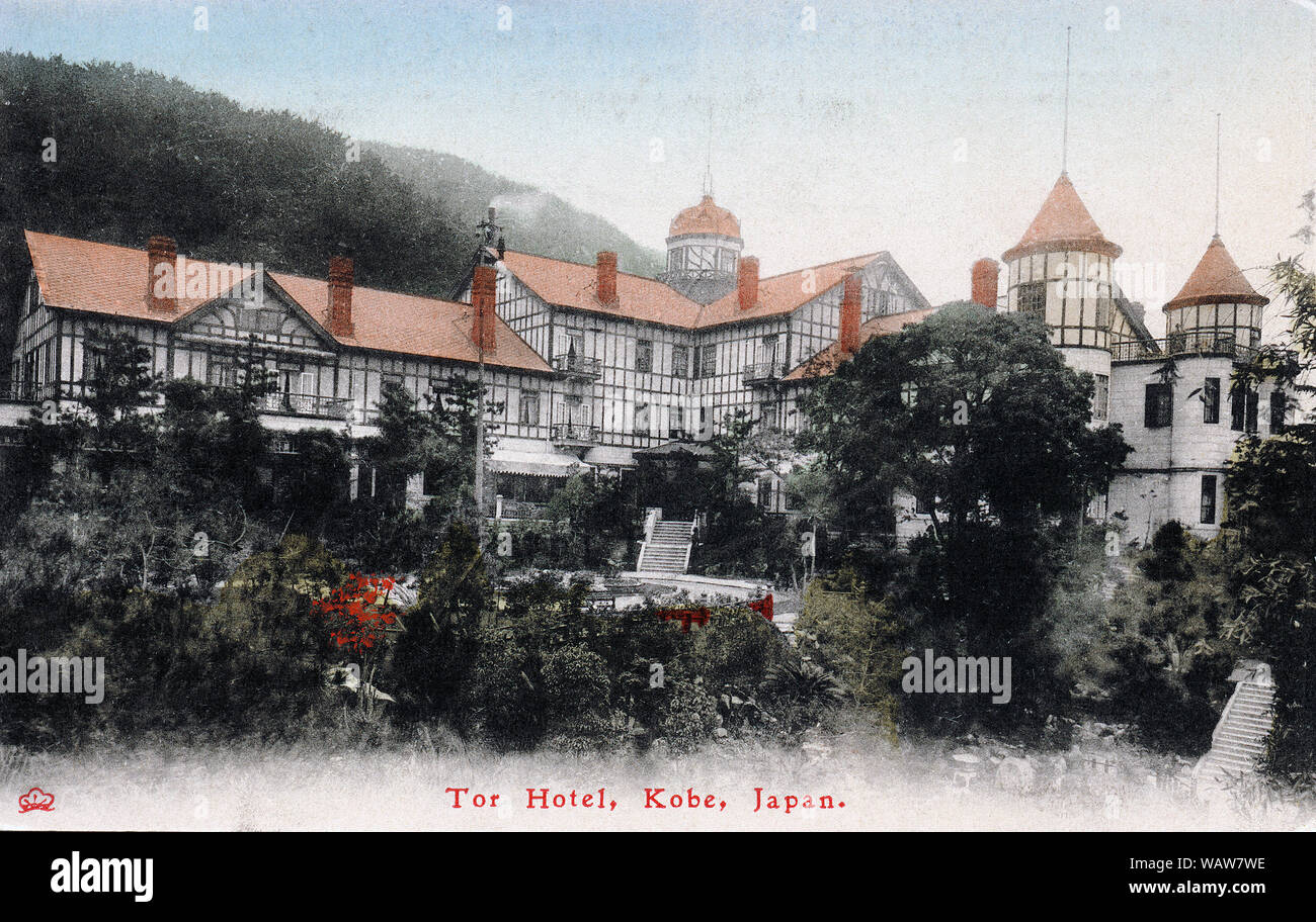 [ 1900s Japan - Western-Style Hotel in Kobe ] — The Tor Hotel in Kobe ...