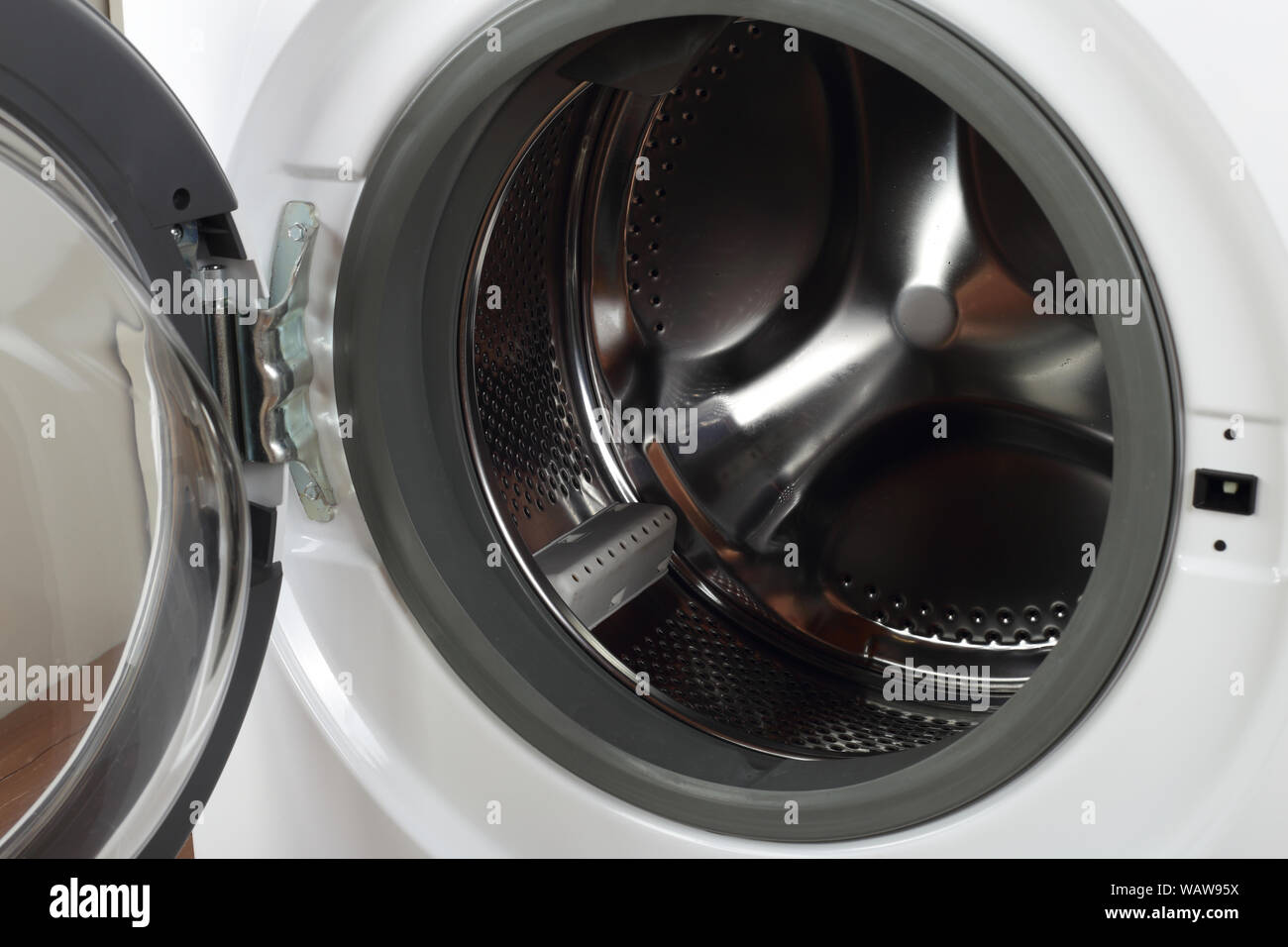 Major appliance - Closeup open door washing machine Stock Photo - Alamy