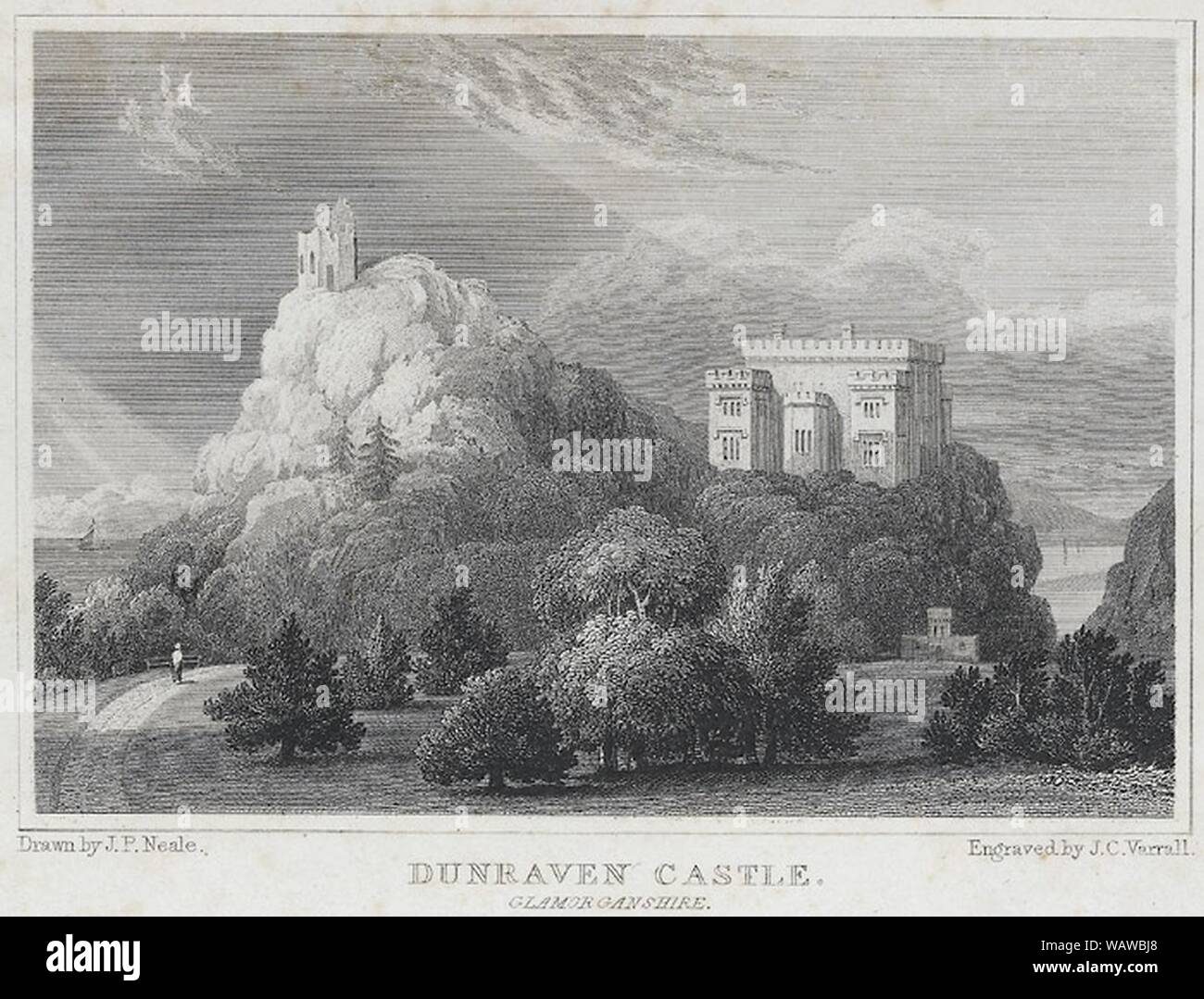 Dunraven castle hi-res stock photography and images - Alamy