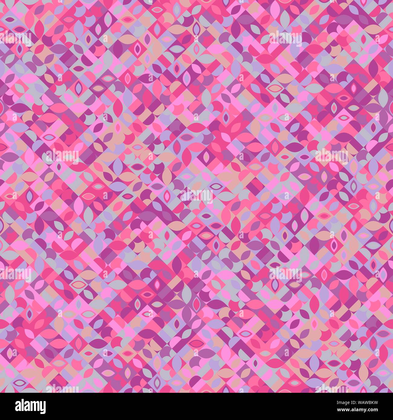 Chaotic curved shape pattern background - abstract vector illustration ...