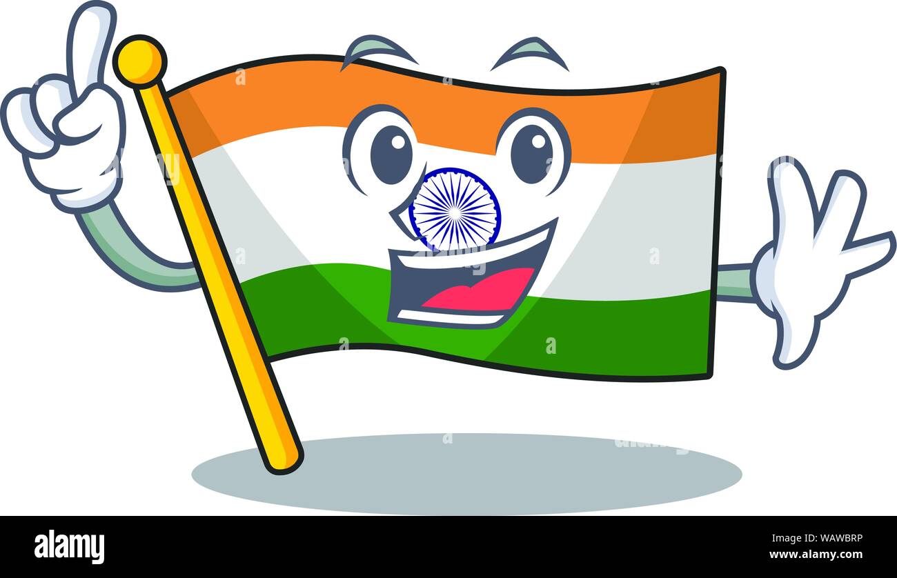 Finger indian flag kept in cartoon cupboard Stock Vector Image & Art ...