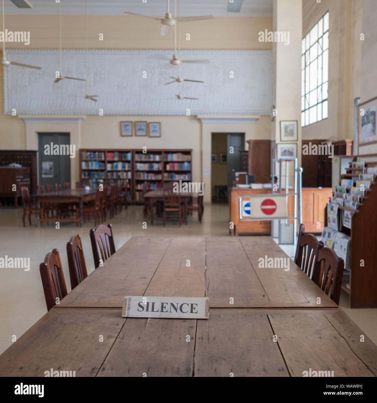National Library, Phnom Penh Stock Photo - Alamy