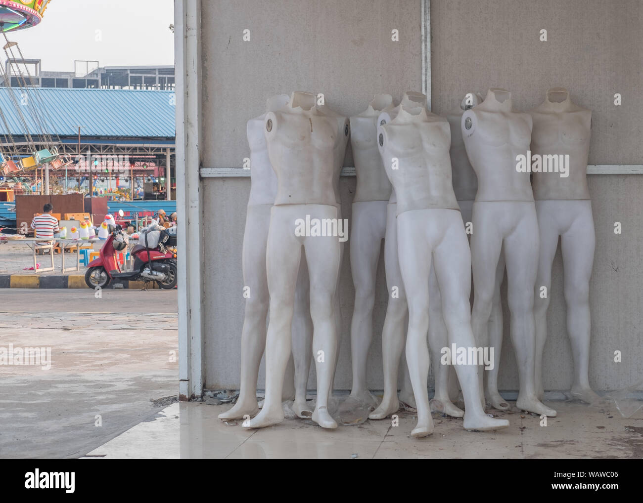 Fun Fair Mannequins Stock Photo - Alamy