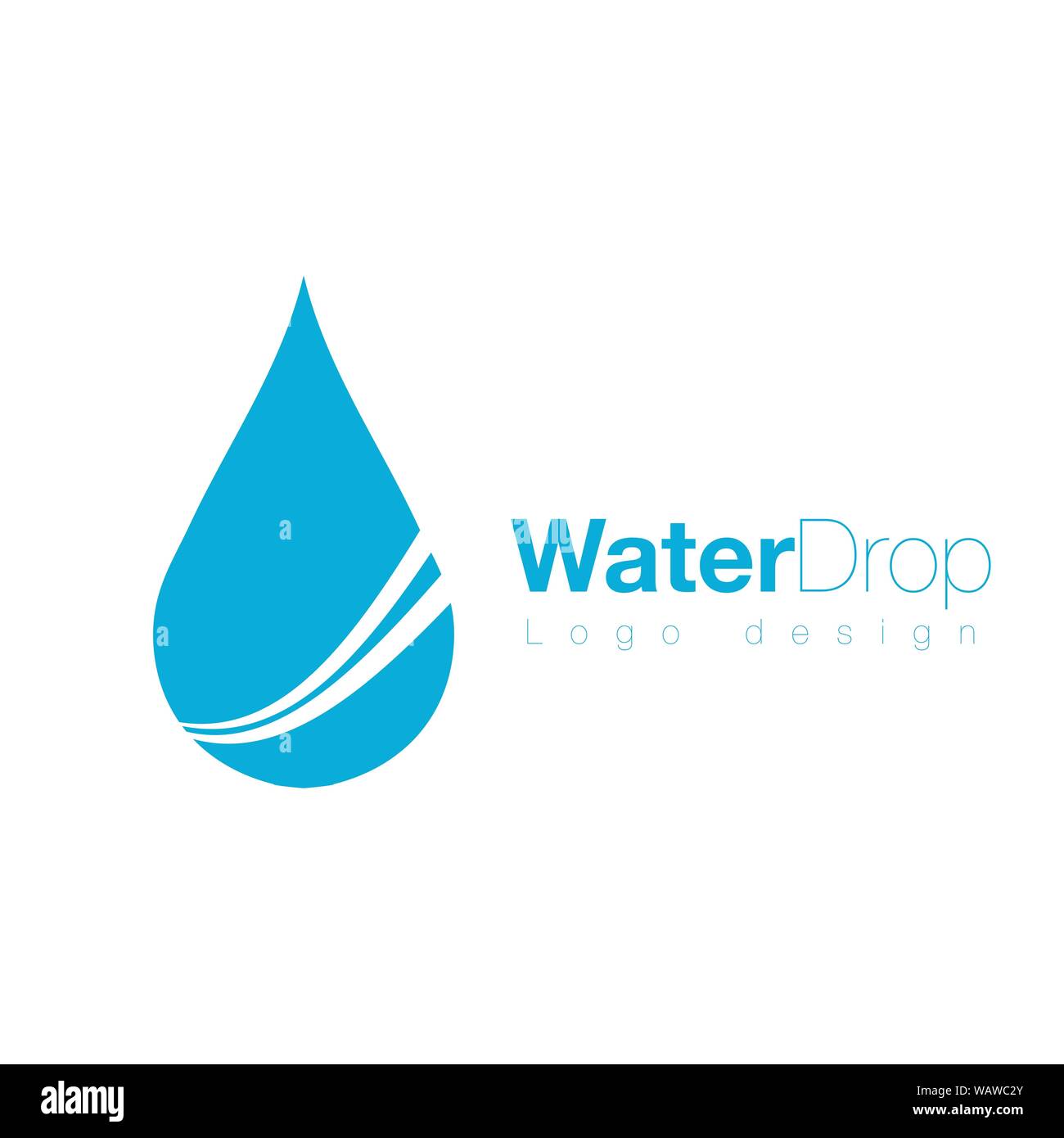 Drop of water vector logo design template. Clean water, filtration ...
