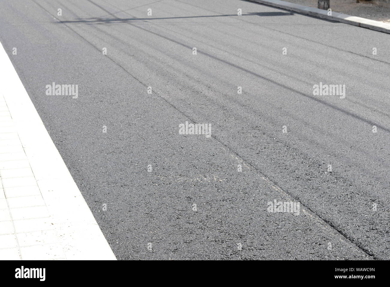 Surface grunge rough of asphalt, Seamless tarmac dark grey grainy road ...