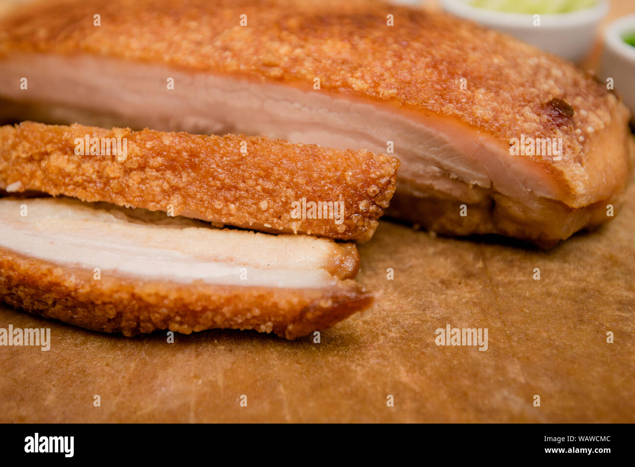 Hong Kong-style roast pork, roast pork, Thai roasted crispy pork, Thai ...