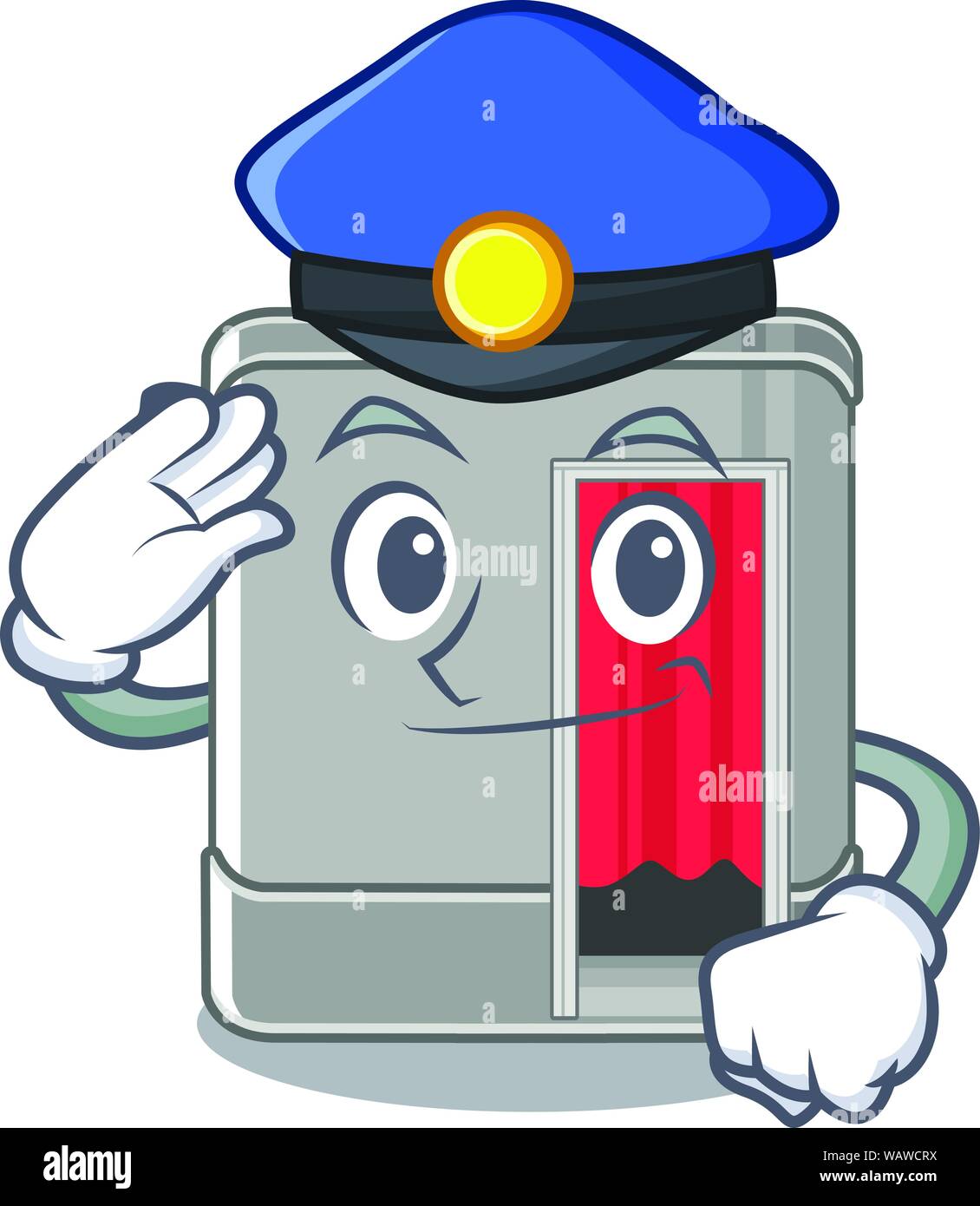 Police booth Stock Vector Images - Alamy