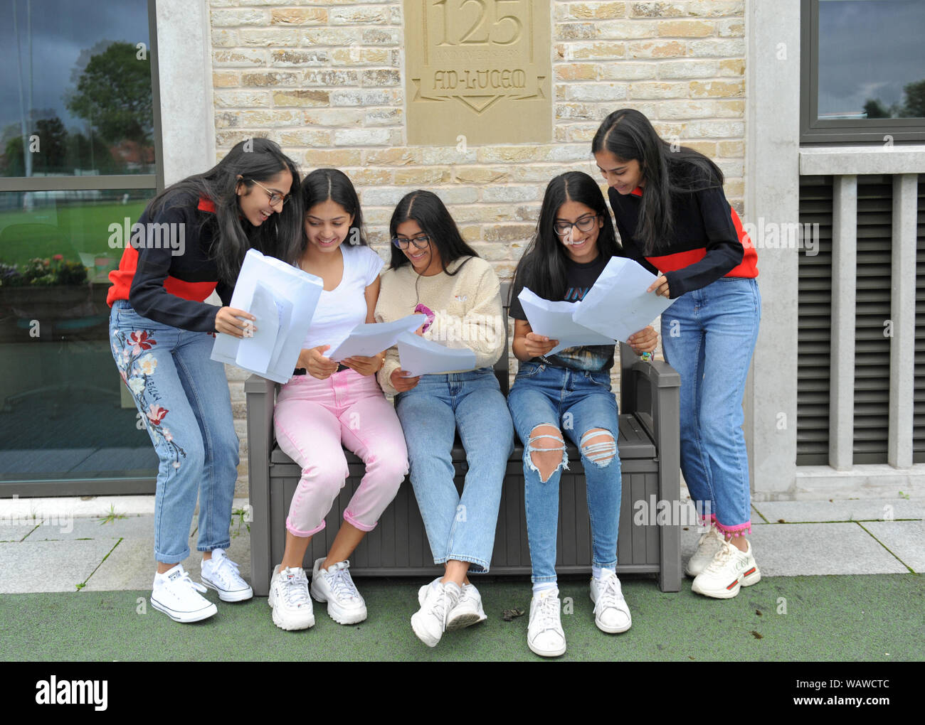Manchester, UK. 22nd Aug, 2019. Girls at Withington Girls' School ...