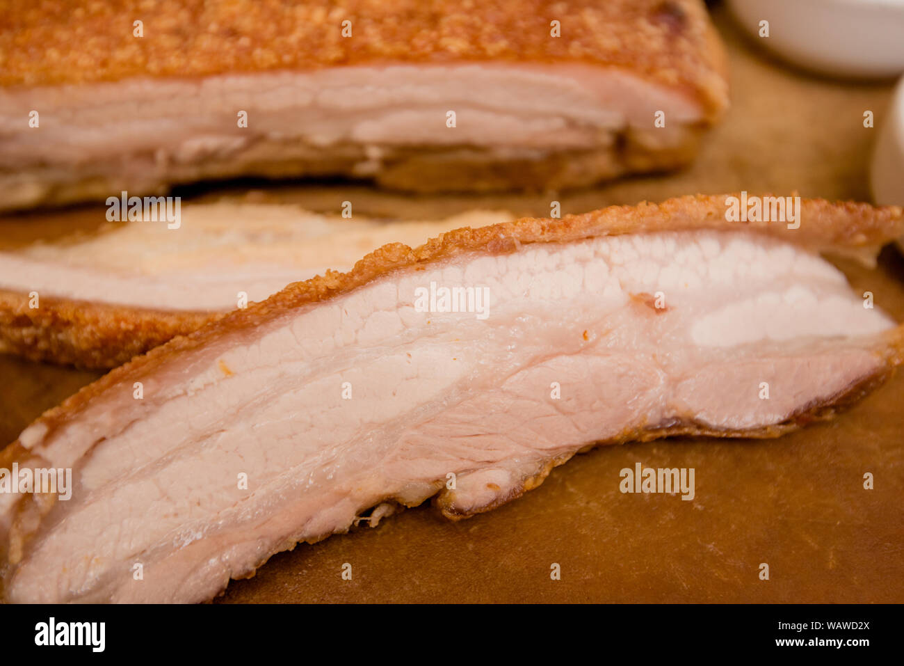 Hong Kong-style roast pork, roast pork, Thai roasted crispy pork, Thai ...