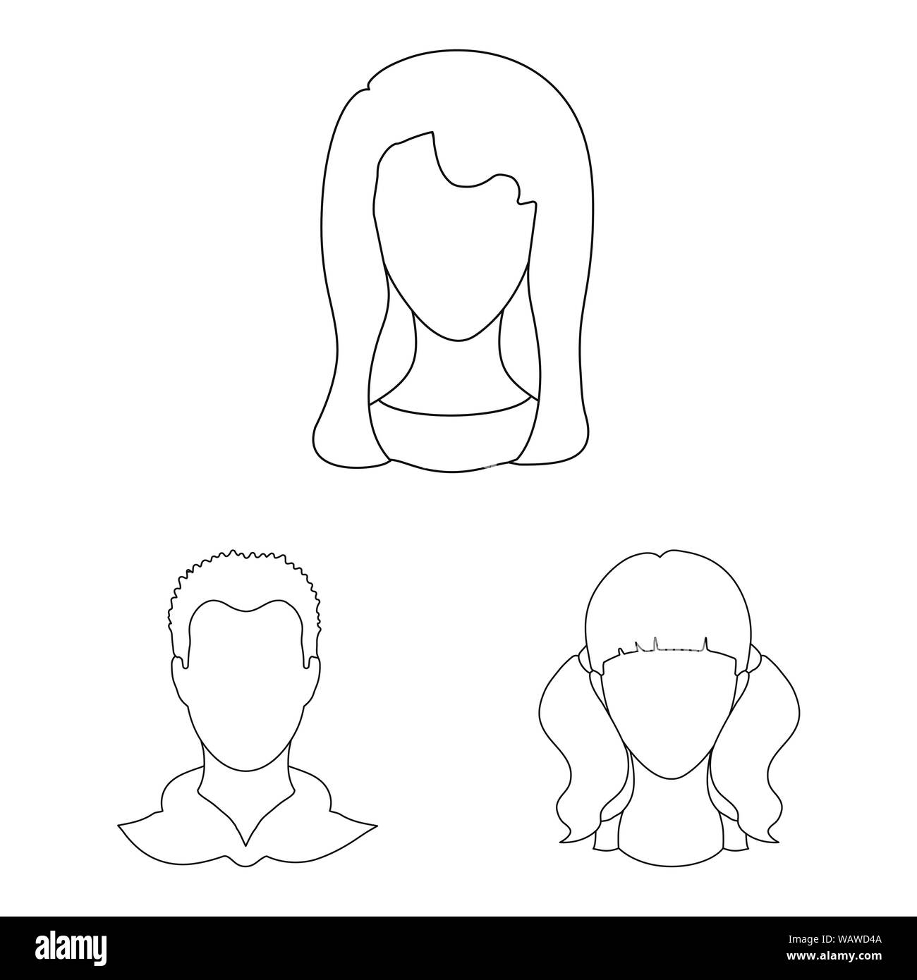 Vector design of professional and photo symbol. Collection of ...