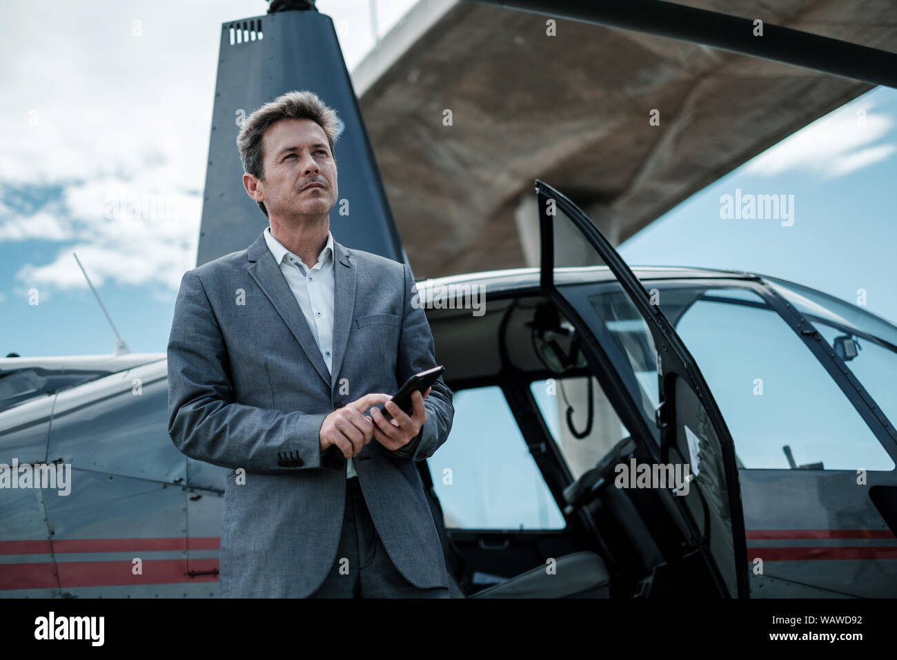 Ceo businessman and helicopter hi-res stock photography and images - Alamy