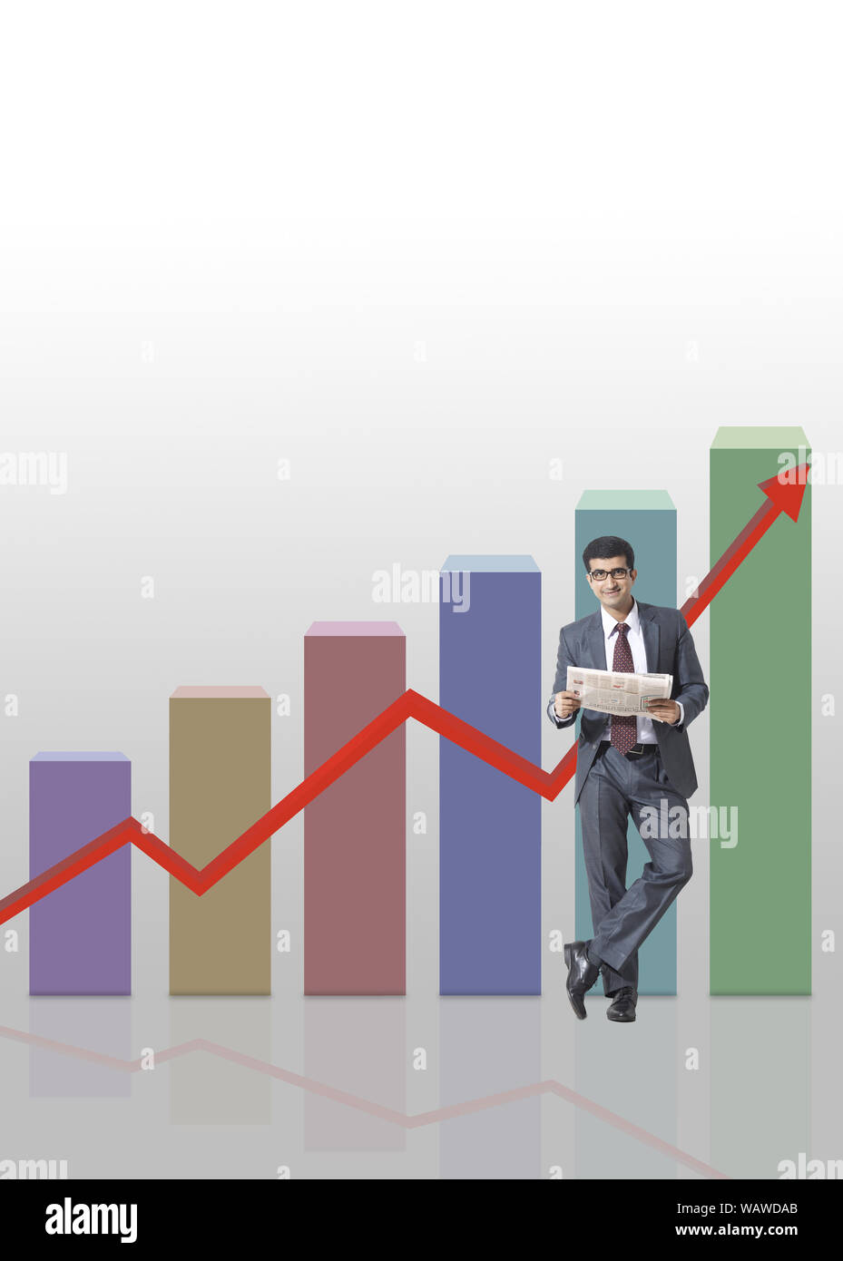 Business newspaper bar chart hi-res stock photography and images - Alamy