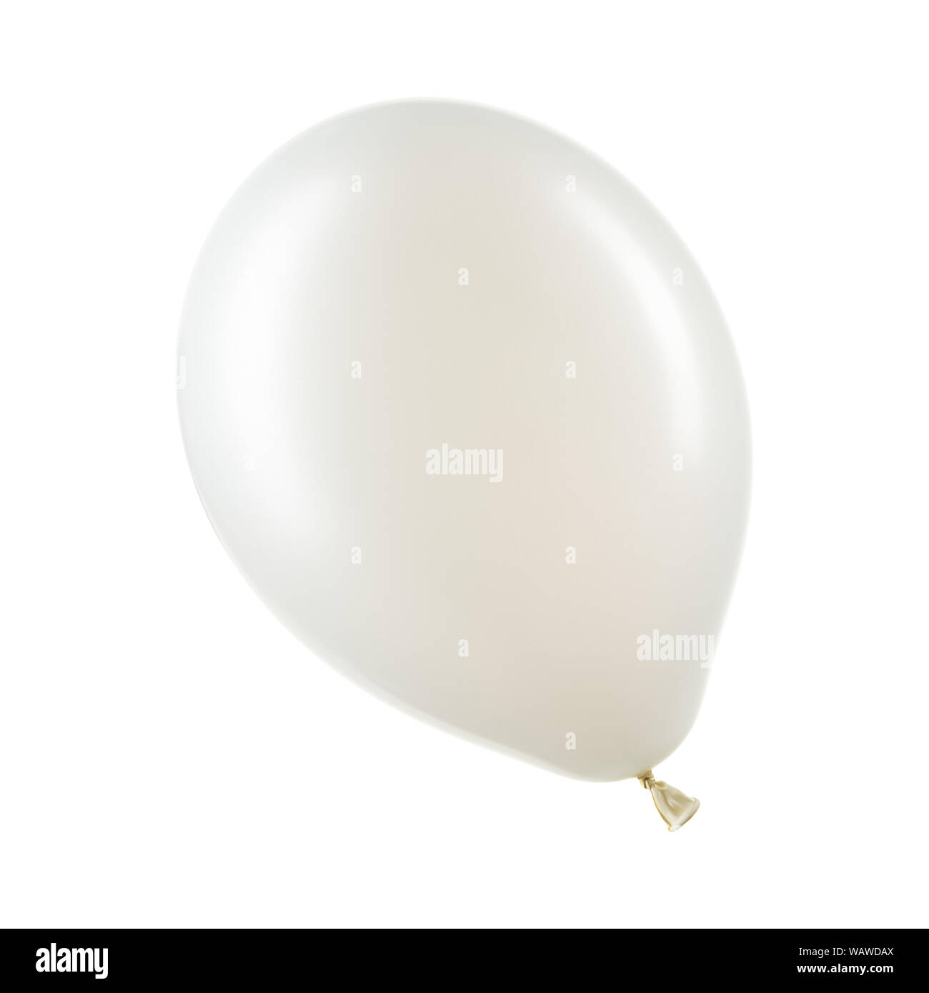 Single white helium balloon, element of decorations Stock Photo - Alamy