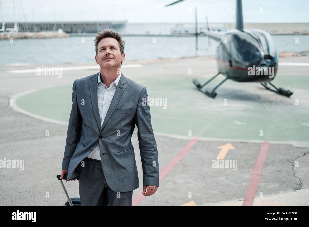 Ceo businessman and helicopter hi-res stock photography and images - Alamy
