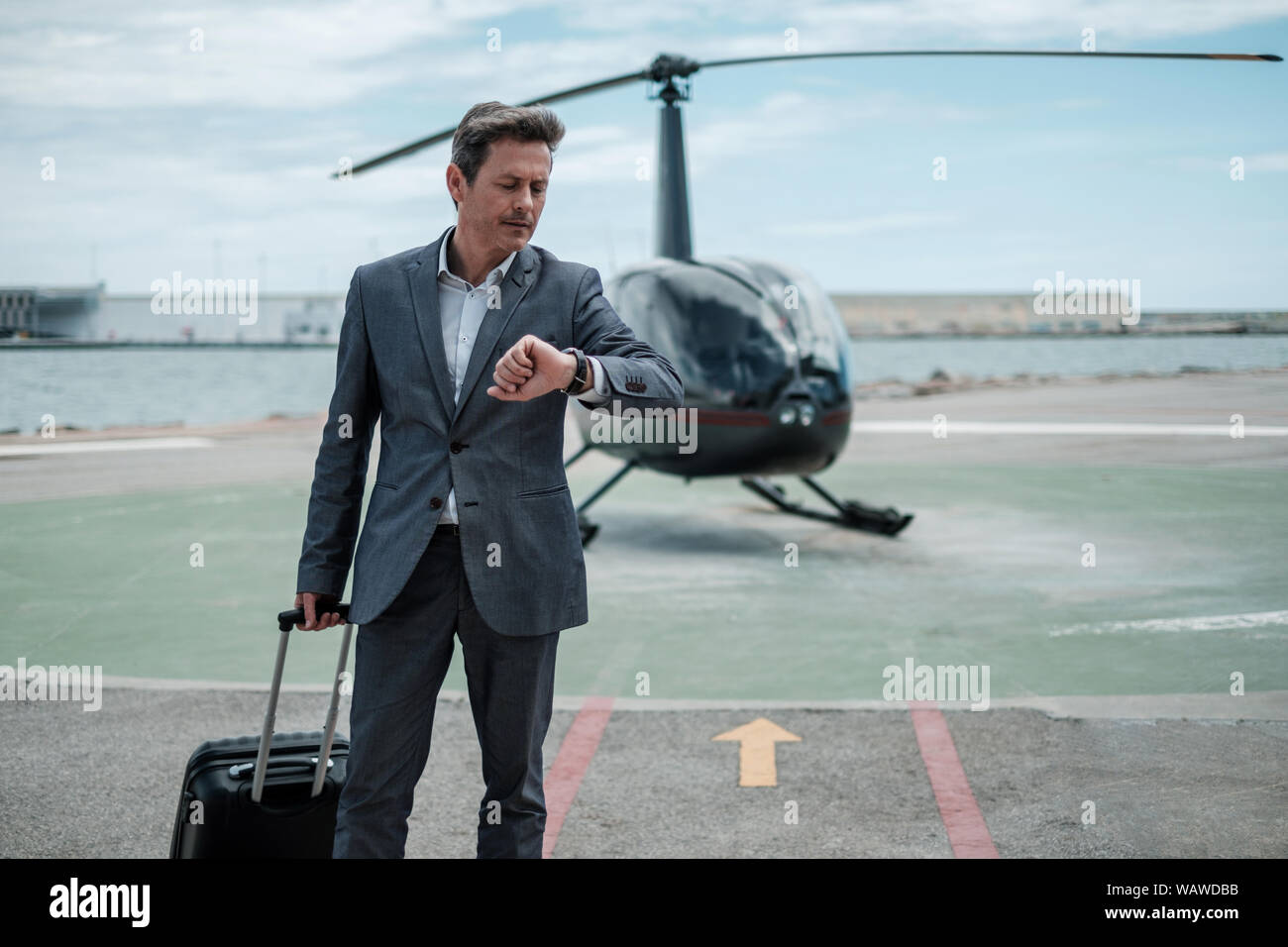 Ceo businessman and helicopter hi-res stock photography and images - Alamy