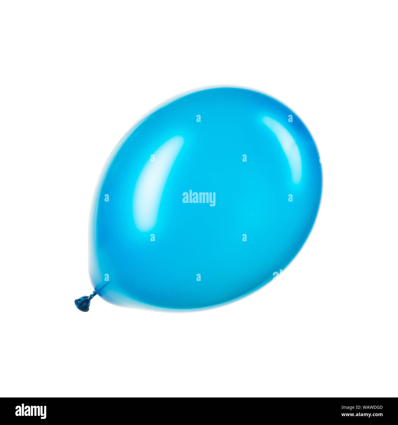 Single blue helium balloon, element of decorations Stock Photo - Alamy