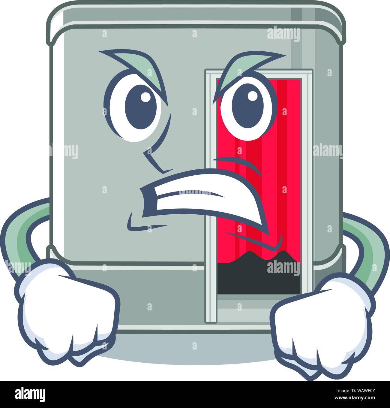 Angry photo booth isolated with the cartoon Stock Vector Image & Art ...