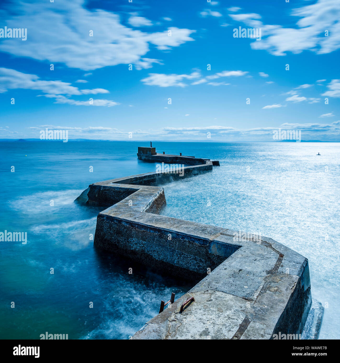 This is a photograph of the sea-wall in the coastal village of St ...