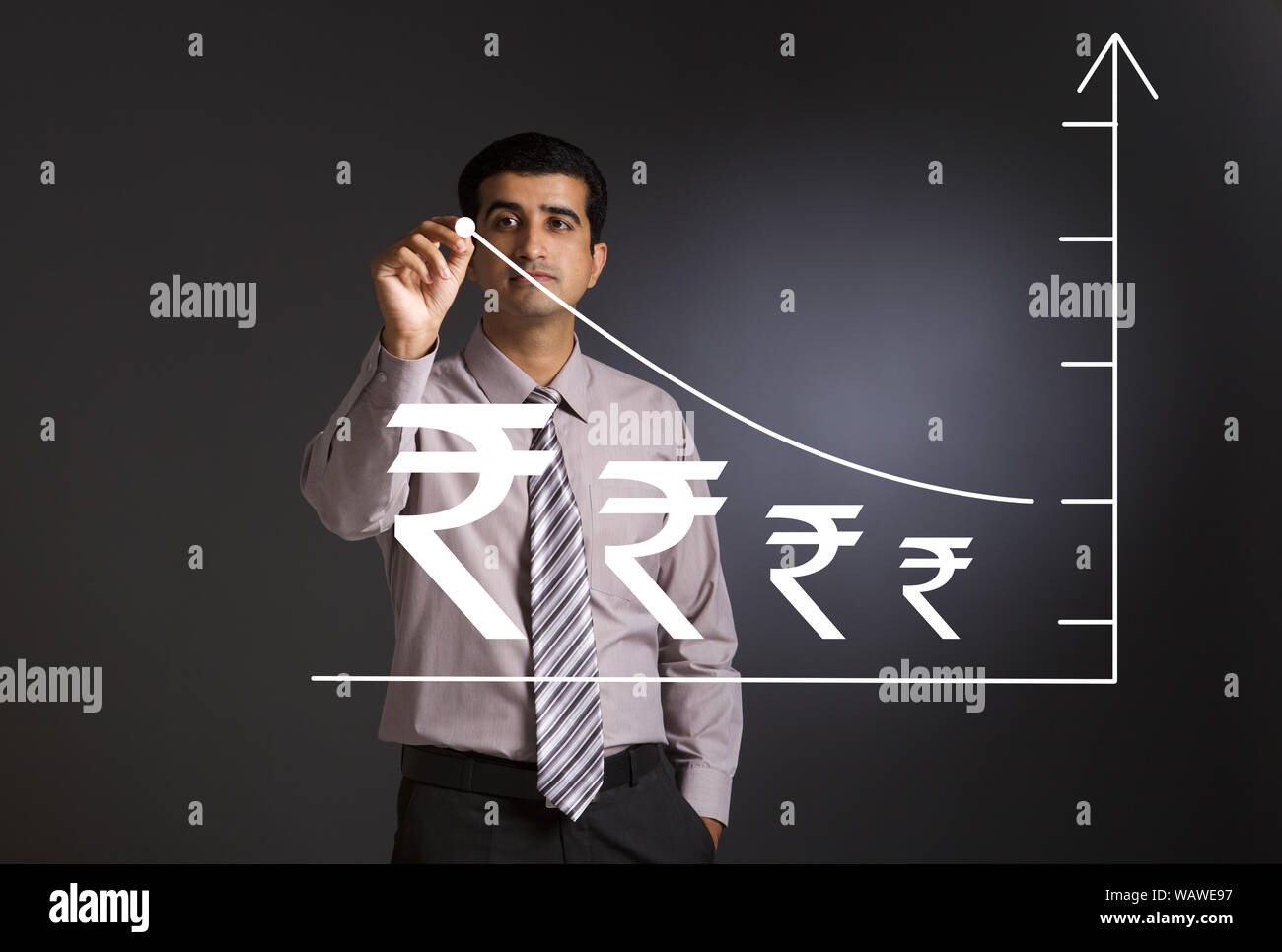 Line graph hi-res stock photography and images - Alamy