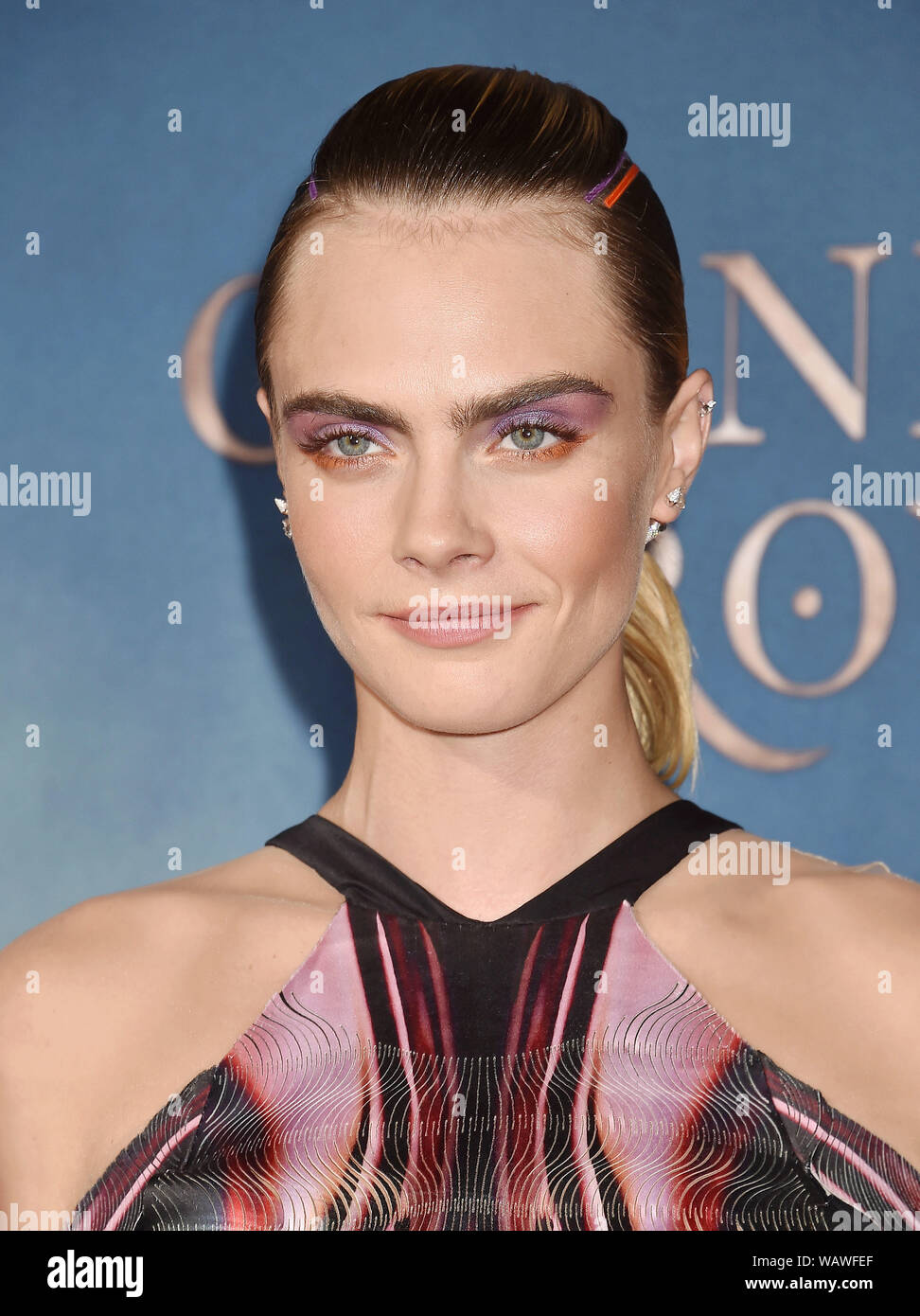 HOLLYWOOD, CA - AUGUST 21: Cara Delevingne arrives at the LA Premiere ...